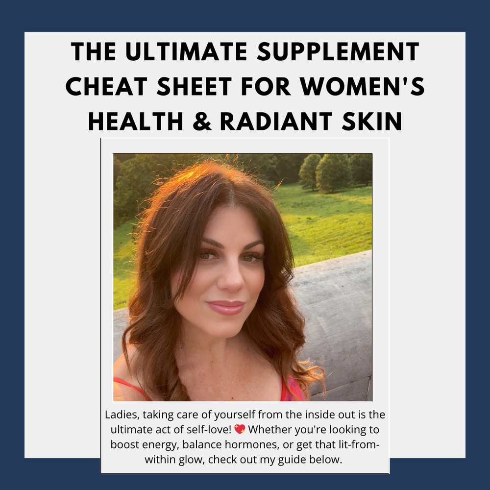 The Ultimate Supplement Cheat Sheet for Women's Health & Radiant Skin – Fitkitty Culture ...