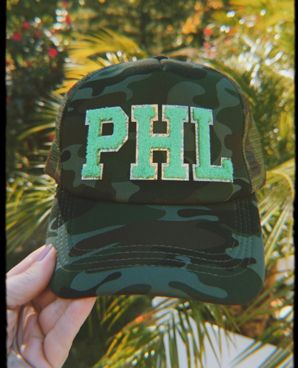 PHL Camo Trucker Hat – Show Your Philadelphia Pride! – Fitkitty Culture ...